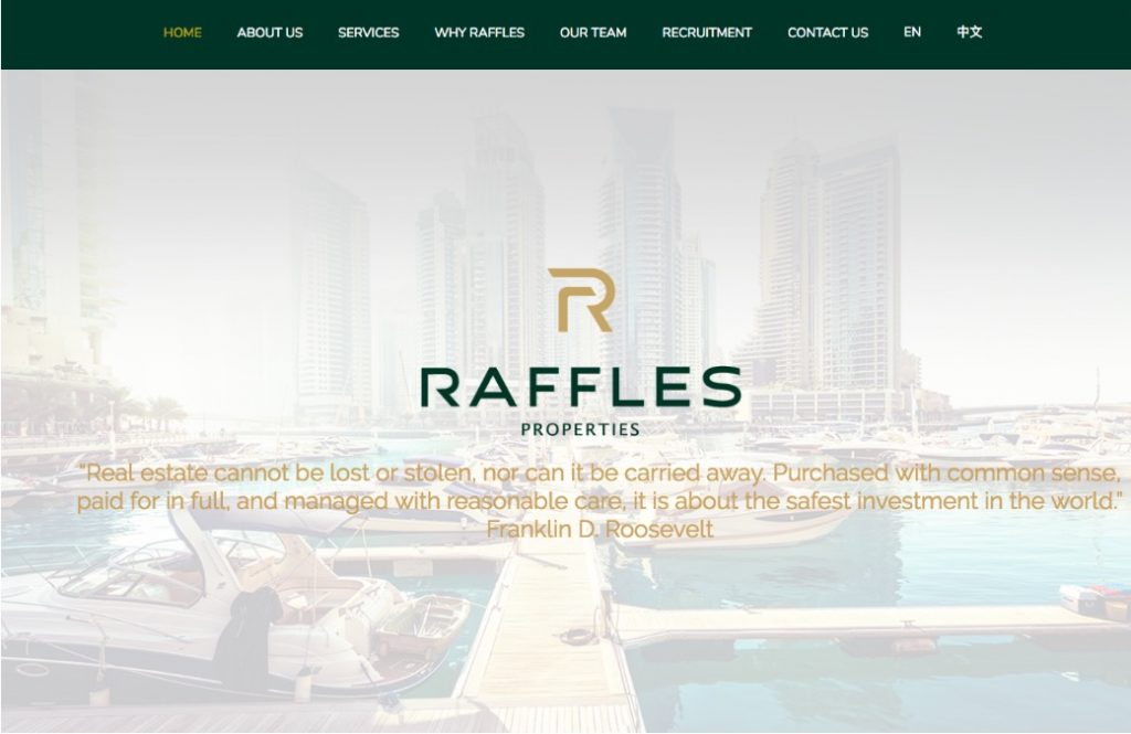 Raffles Family office | Our Little Company | Web Design and Website ...